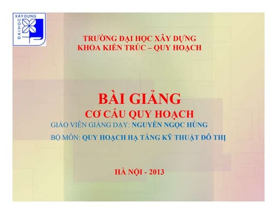 Quy hoạch đô thị | PDF