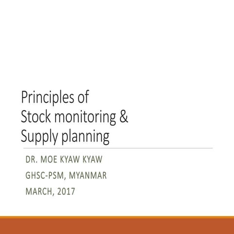 04. supply planning | PPTX