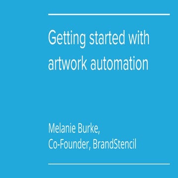 Empowering colleagues to create their own artwork – using automated ...