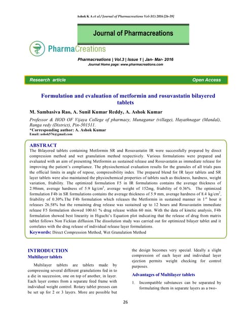 Formulation And Invitro Evaluation Of Gastro Retentive Floating Mini Tablets Of Metaprolol