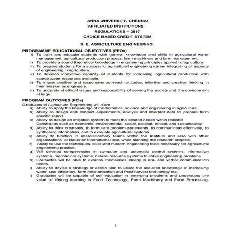 AGRICULTURE SYLLABUS | PDF