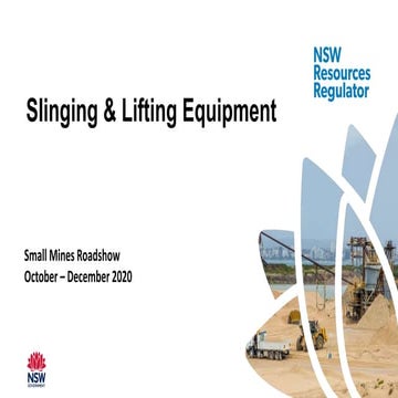 04. slinging and lifting equipment | PPT