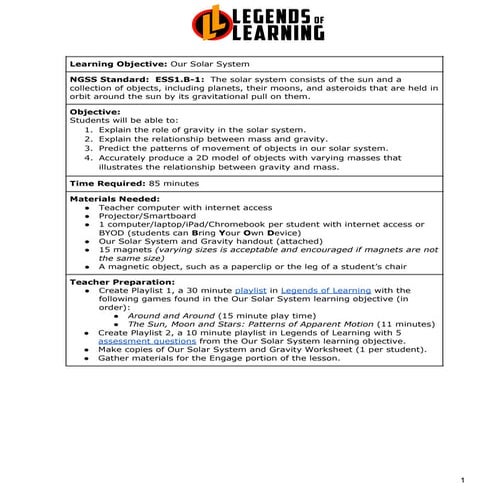 04. Our solar system | PDF | Physics | Science