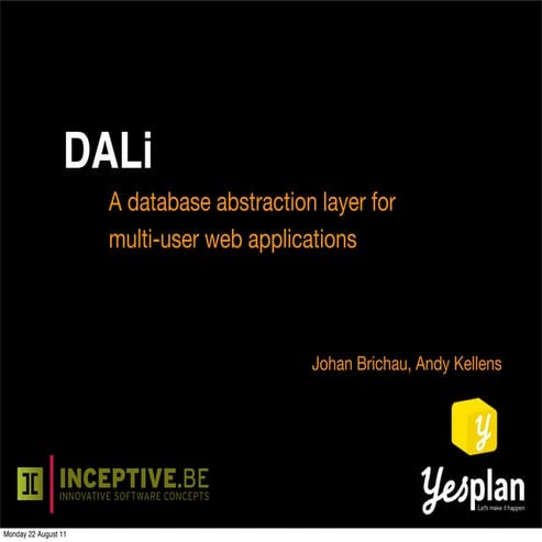 DALi - A database abstraction layer | PPT