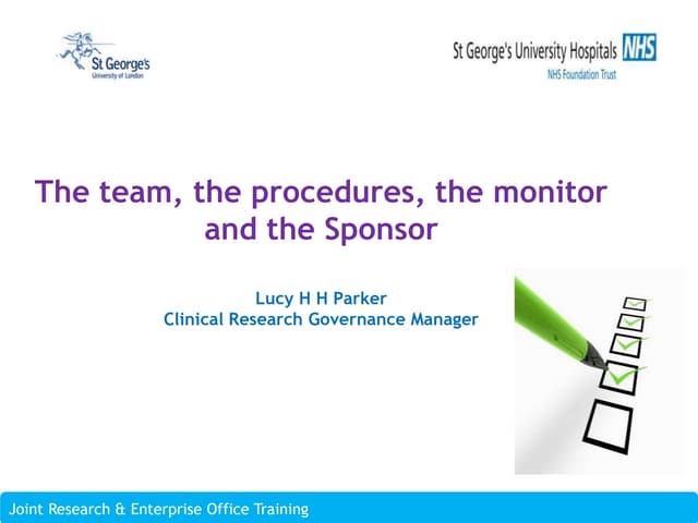 Site qualification visit | PPTX