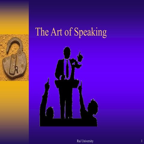 04. The Art of Speaking.ppt