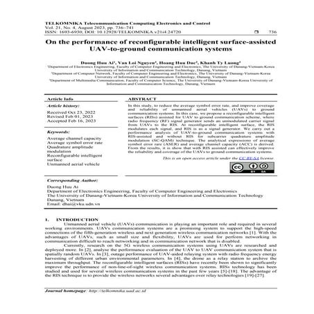 On The Performance Of Reconfigurable Intelligent Surface Assisted Uav To Ground Communication