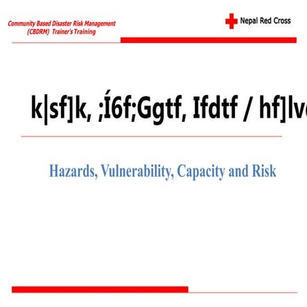 04. Hazard, Vulnerability,Capacity Assessment.ppt