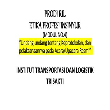 Materi-Keprotokolan | PPTX