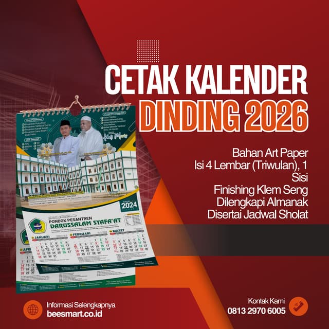 Percetakan Kalender 2026 Termurah Kediri | PDF