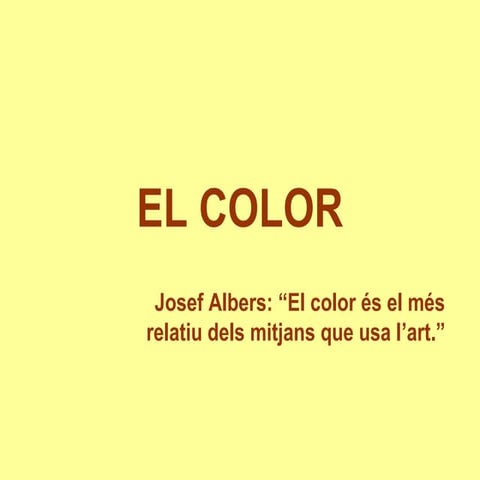 EL COLOR | PPT