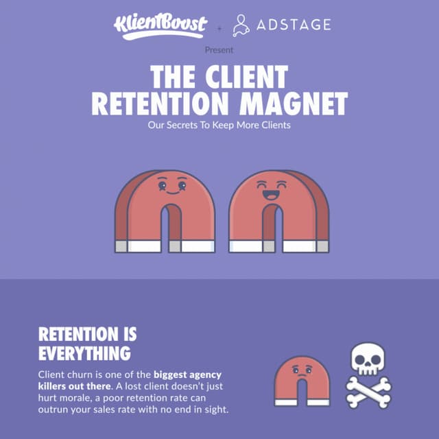 KlientBoost and AdStage Present: Client Retention [infographic] | PDF