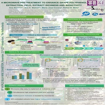 A microwave pretreatment to enhance grape polyphenol extraction yield ...