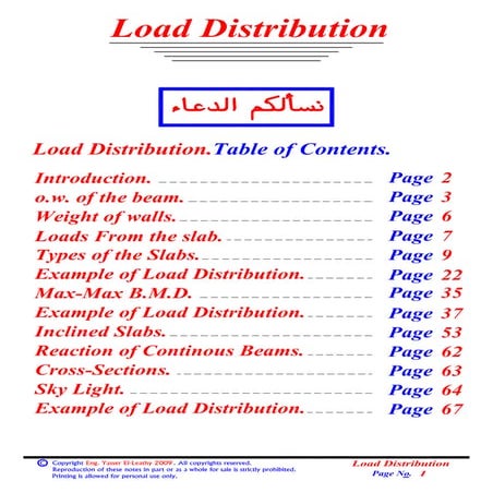 04 (beams) (2) loads on beams (load distribution). | PDF