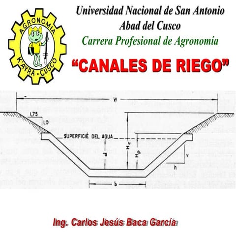 DISEÑO DE CANAL TRAPEZOIDAL CARDEÑA SUCASAIRE RAY.pptx