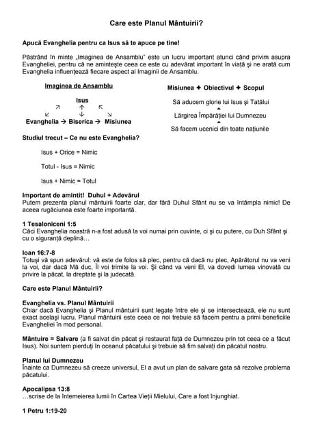 1. Imaginea de ansamblu - Isus notițe | PDF
