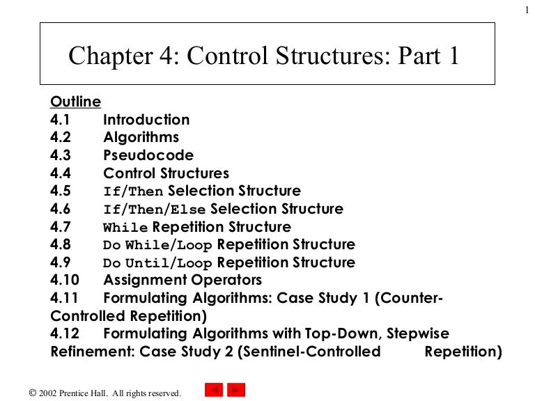 04 Control Structures 1 3473
