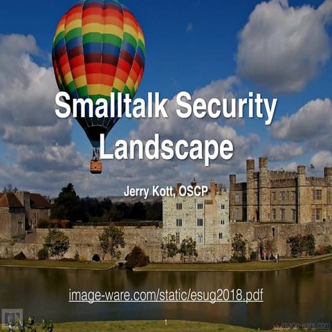 Smalltalk Security Landscape | PPT