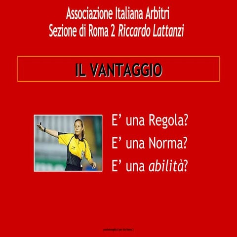 04 Il Vantaggio | PPT
