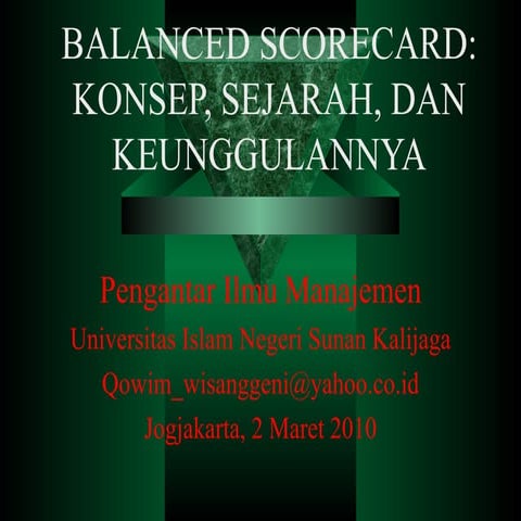 manajemen strategis-konsep bsc | PPT
