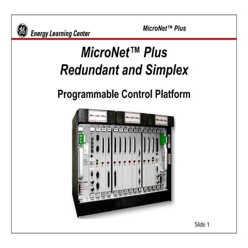SISTEMA DE CONTROL MICRONET PLUS PARA TURBINAS TM2500 | PDF