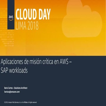 Transformation Track AWS Cloud Experience Argentina - Why Enterprise ...