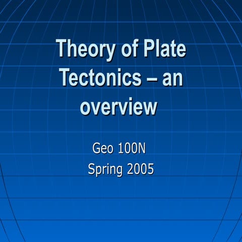 04.plate tectonics | PPT