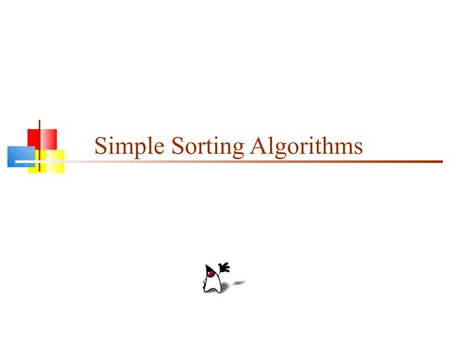 simple-sorting algorithms | PPT simple-sorting algorithms | PPT