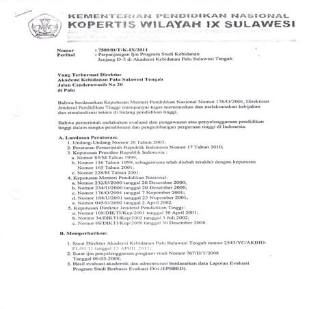 04 sk perpanjangan ijin | PDF