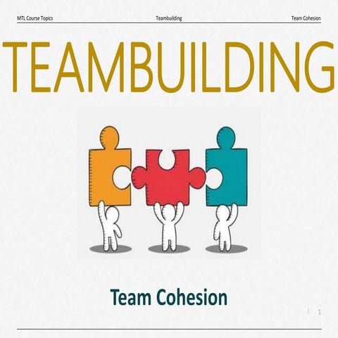 Team Cohesion | PPTX