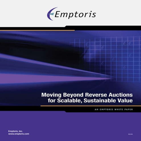 Ariba Knowledge Nuggets: Reverse Auctions | PDF