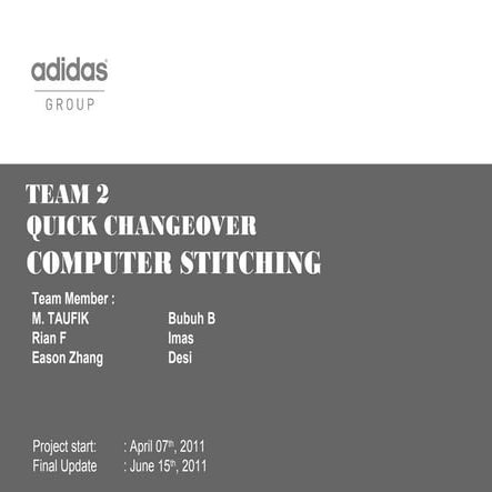 040711 computer stitching - qco - report 061411 | PPT