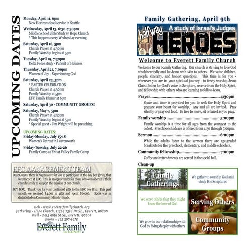 0409 bulletin | PPT