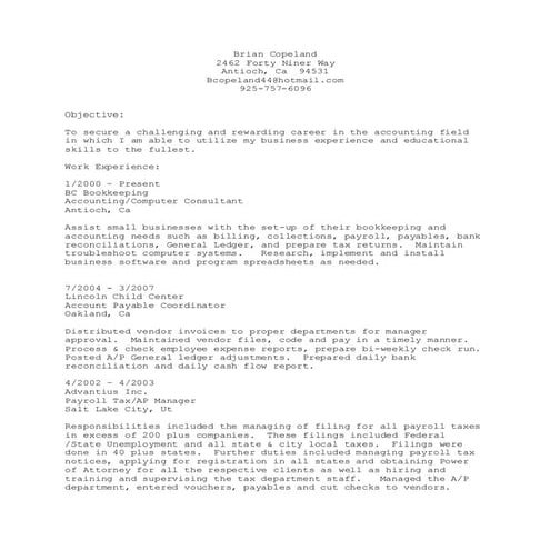 bc resume new1 | DOCX