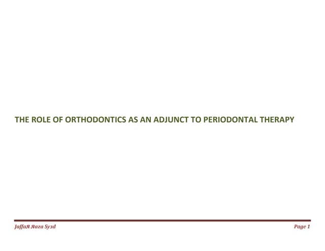 Russell’s Periodontal Index & CPITN Probe | PPTX
