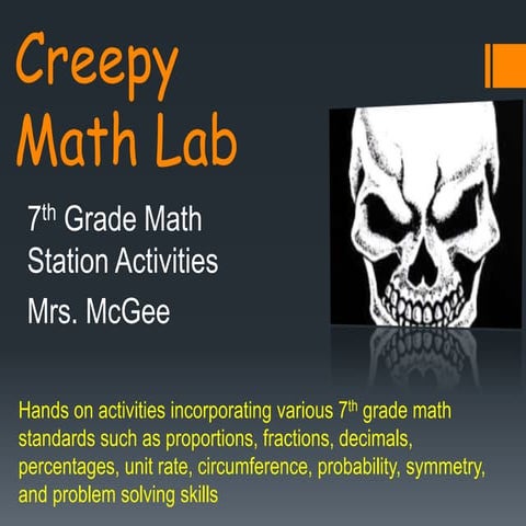 Creepy Math Lab | PPTX | Physics | Science