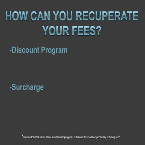 Cash Discount Program | PPTX
