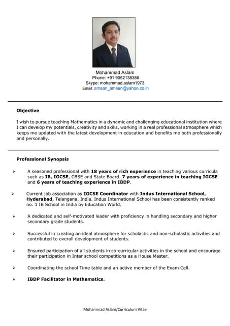 Resume Jyoti Menon | PDF