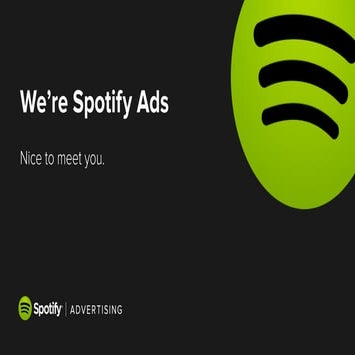 Intro to Spotify Ads | PDF