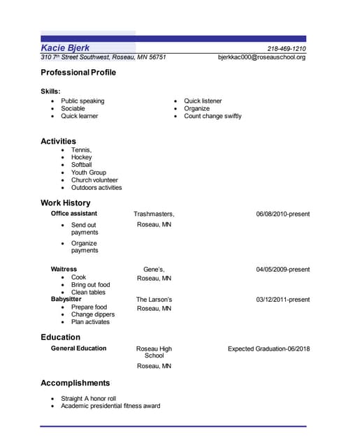 Resume edited from april 2016 | PDF