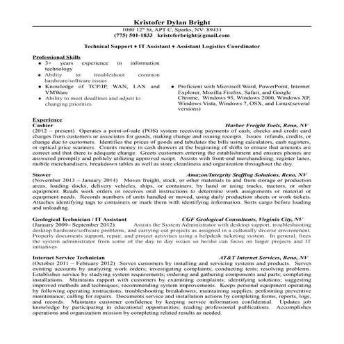 Robert Williams Resume | PDF