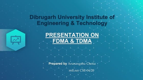 TDMA, FDMA, and CDMA | PPTX