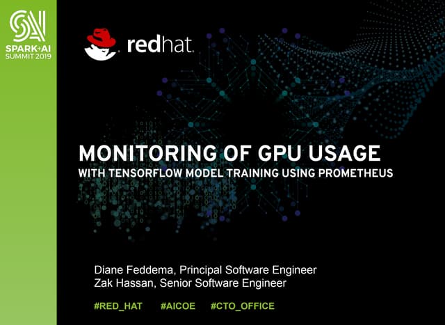 Monitoring Of Gpu Usage With Tensorflow Models Using Prometheus Ppt