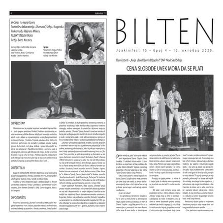 15. Joakimfest Bilten 1. | PDF