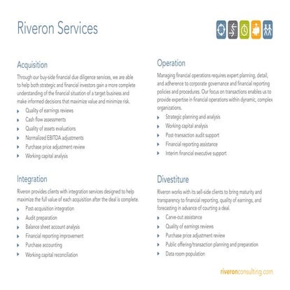 Riveron at-a-glance | PDF