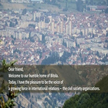 Memorial Park of the Jews from Bitola - outline | PPSX