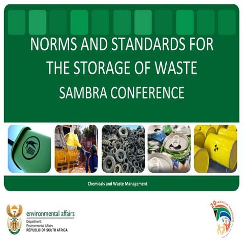Waste Management: Norms & Standards | PPT