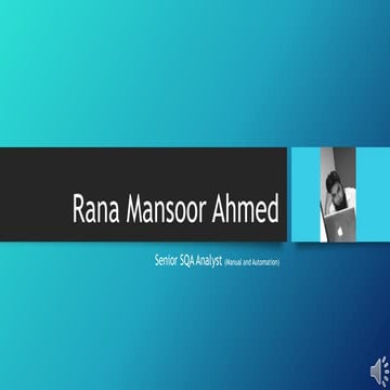 Rana Mansoor Ahmed | PPSX