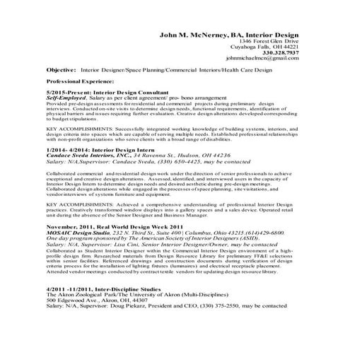 McNerney Expanded Resume 3 2016 | DOCX