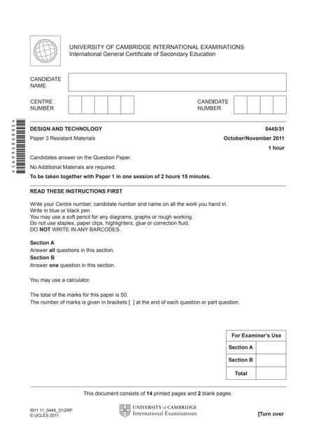 Cambridge checkpoint maths p1 specimen 2012 | PDF